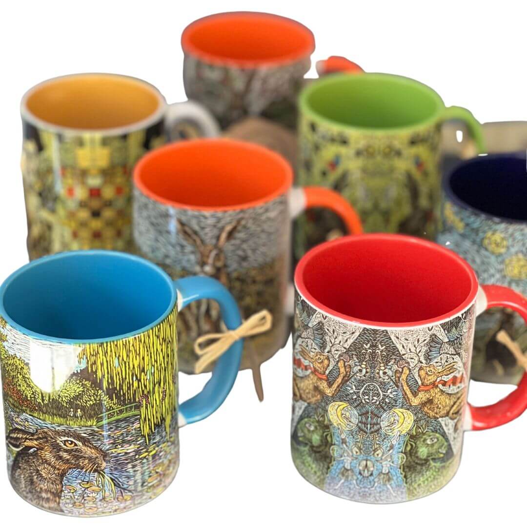 Misplaced Bunnies Mugs – Annemie Odendaal Art